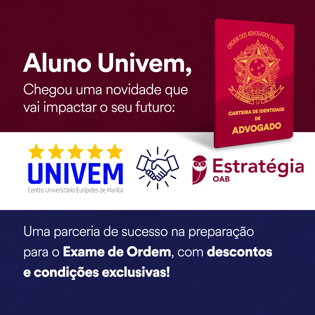 Parceria Univem + Estratégia OAB | Estratégia Educacional